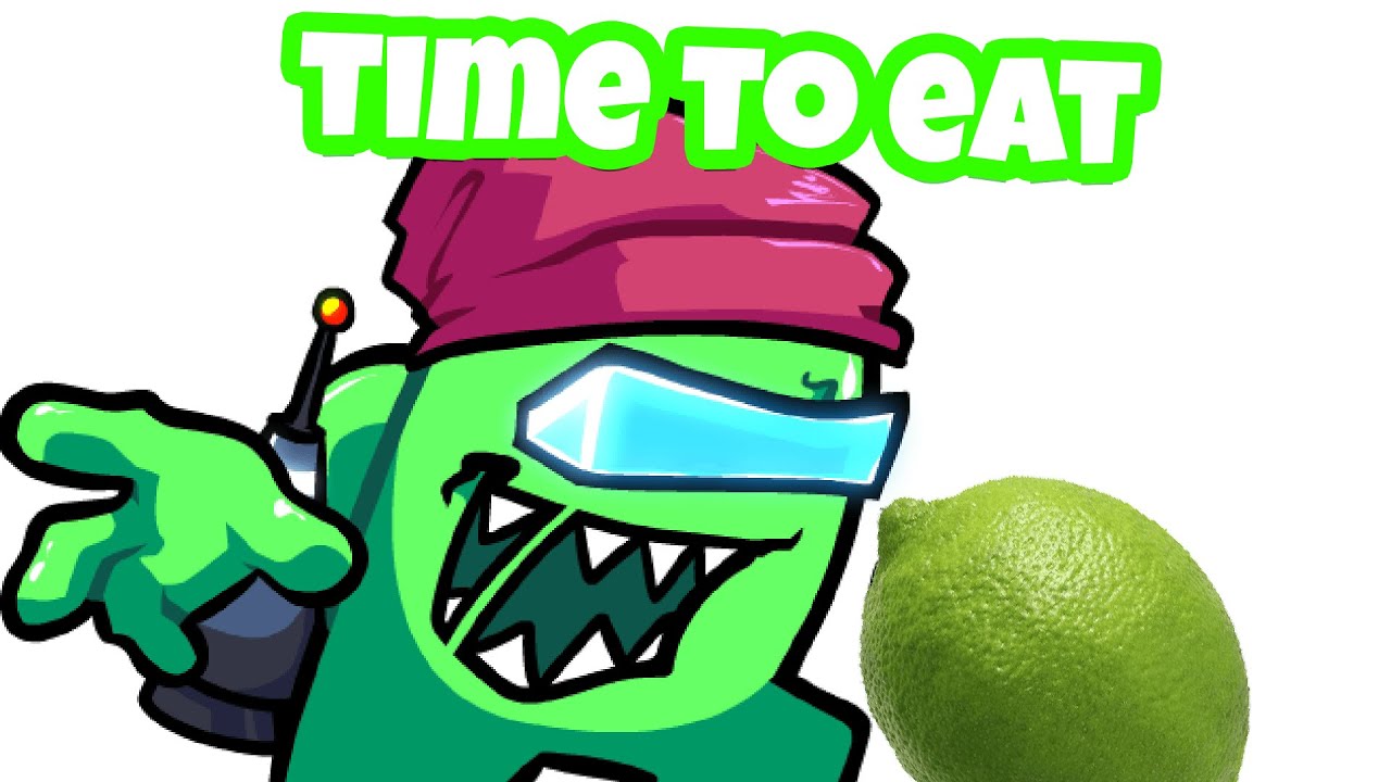 Lime Eat's A Lime (FNF Vs Imposter v4 "Animation") - YouTube