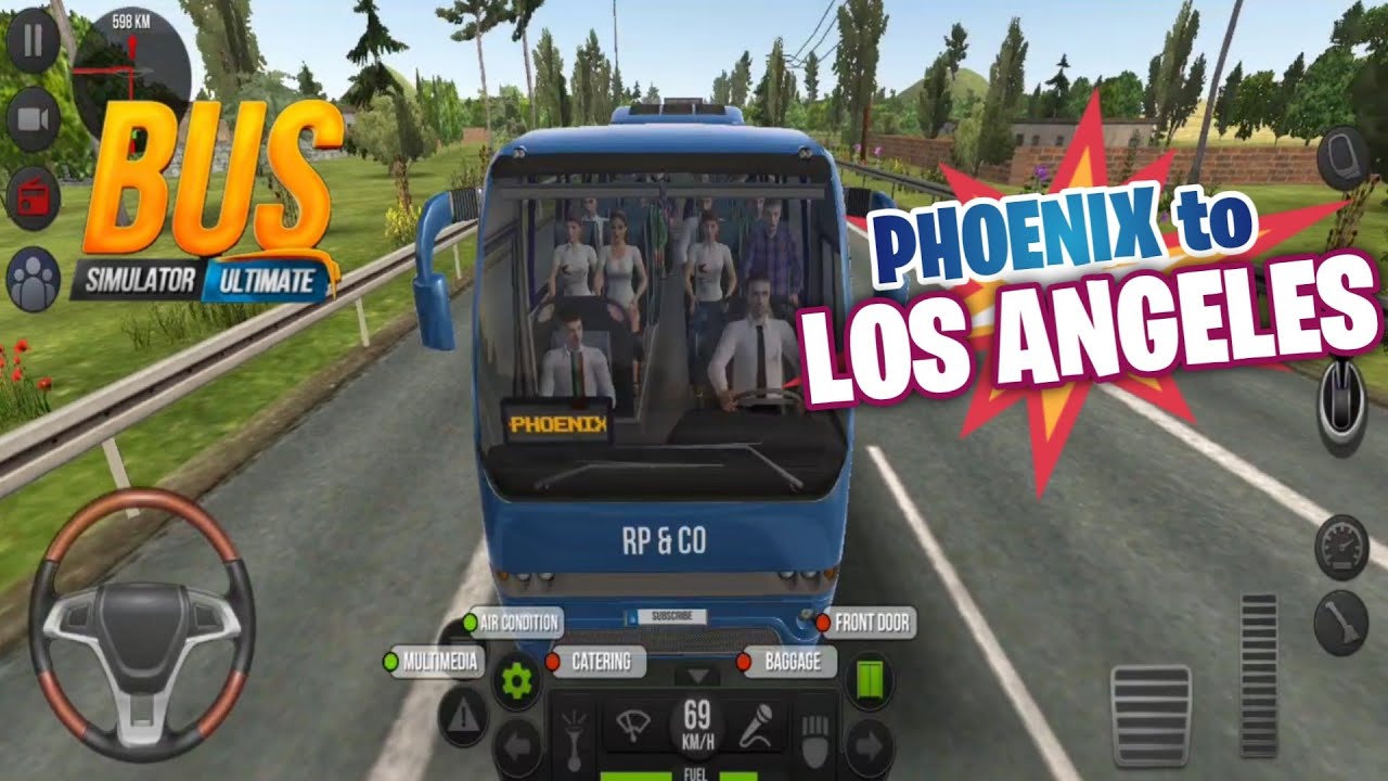 Bus Simulator : Ultimate #1 || Phoenix to Los Angeles || Android iOS ...