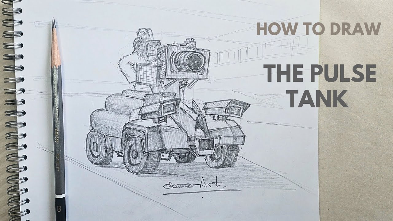 Skibidi Toilet 37 How to draw The Pulse Tank - YouTube