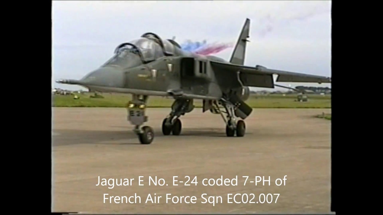 The French AF Jaguars at RAF Leuchars 2000 HD - YouTube