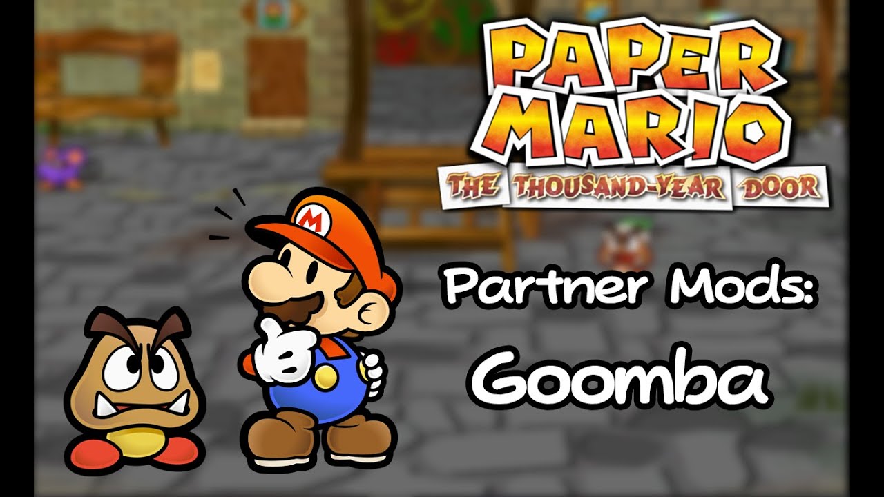 Paper Mario: The Thousand Year Door Mods - Goomba over Goombella - YouTube