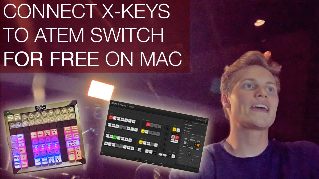 EASILY Connect X-Keys to Blackmagic ATEM Switch - FREE - YouTube