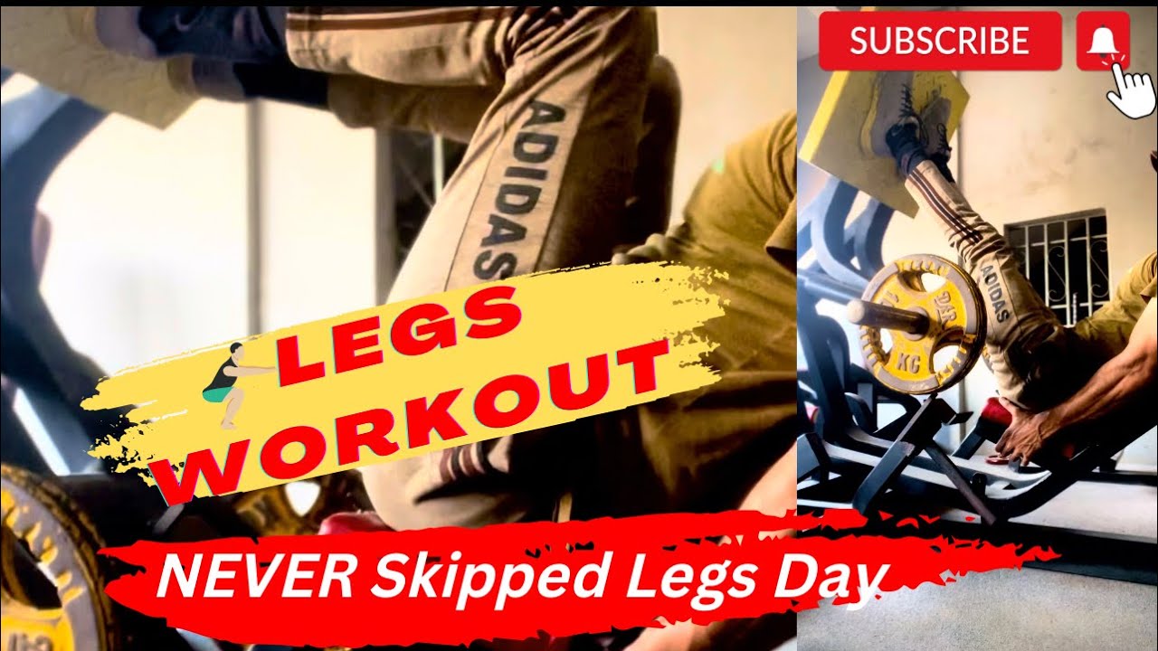 HOW I DO MY LEGS WORKOUT 🙂 NEVER SKIPPED LEGS WORKOUT DAY😊 - YouTube