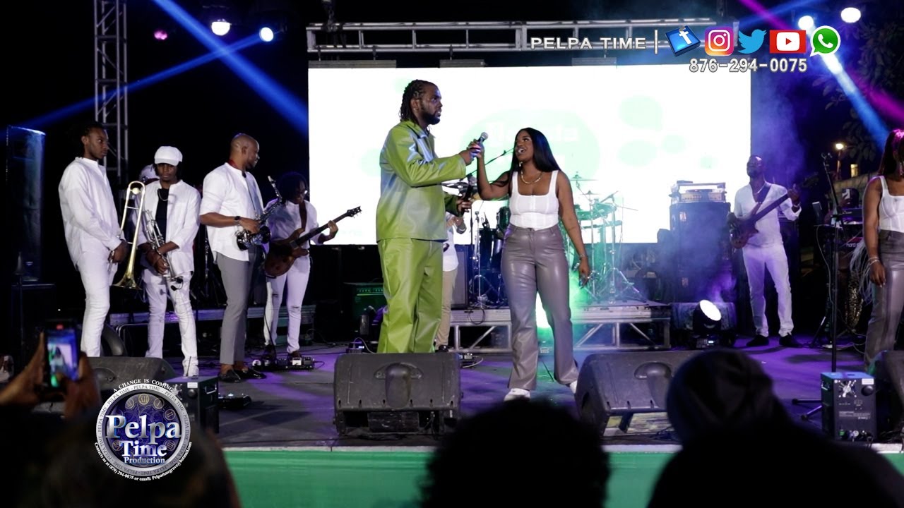 YAKSTA with a pretty girl MONIFA looks like he's ready to mash a works ...
