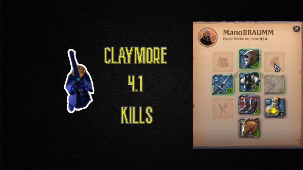 Claymore tier 5 Albion Online solo PVP and Dugeon Dive | #4 - YouTube