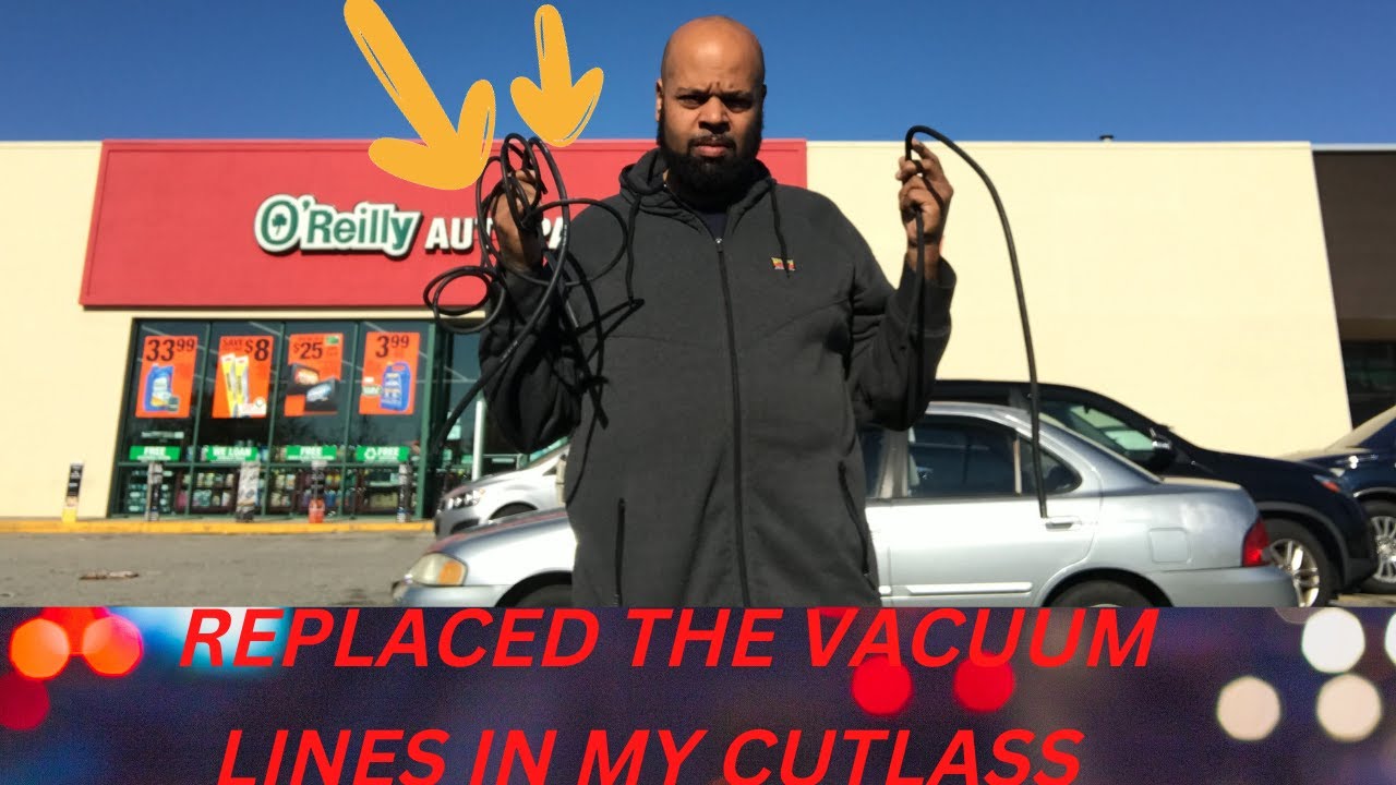 REPLACED VACUUM LINES ON MY 84 CUTLASS 307 ENGINE - YouTube