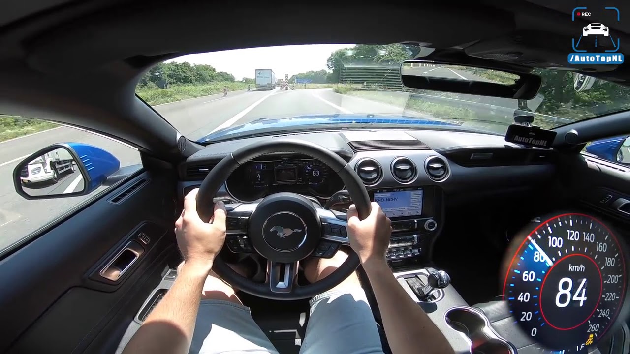 2019 Ford Mustang GT 5 0 V8 TOP SPEED AUTOBAHN POV by AutoTopNL - YouTube