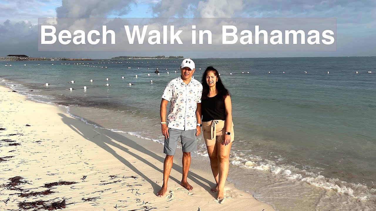 Beach Walk in Bahamas - YouTube