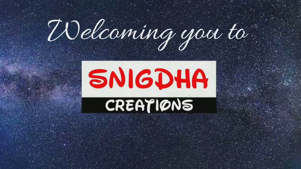 Snigdha creations intro - short clip - YouTube