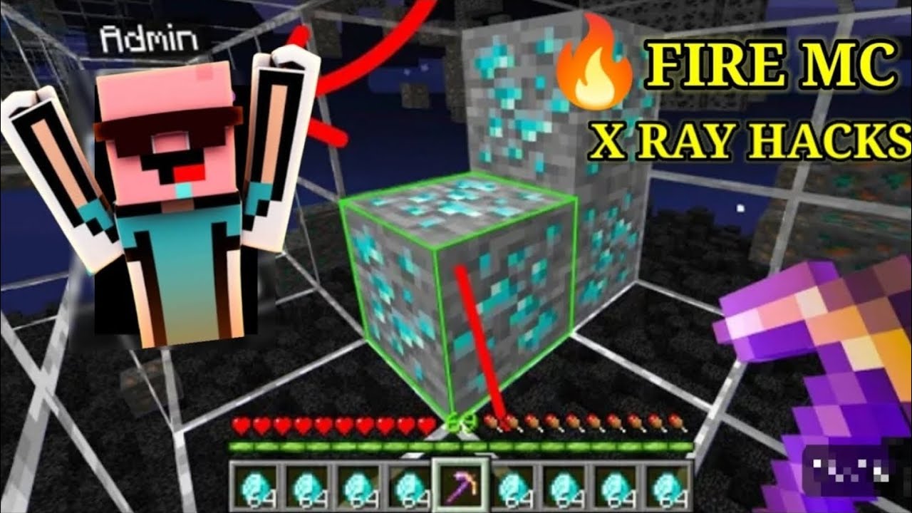 I am using x-ray in FIRE MC to get unlimited diamonds and coins ...