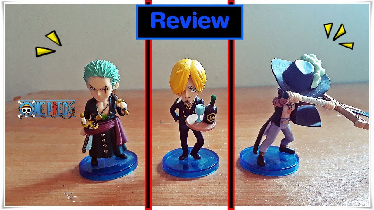รีวิวไปเรื่อย EP.82 Mini Figure One Piece Zoro Sunji Mihawk - YouTube