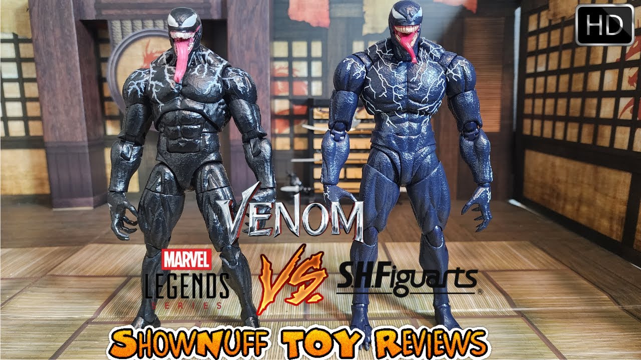 VS Review: S.H. Figuarts V Marvel Legends Venom: Let there be Carnage ...