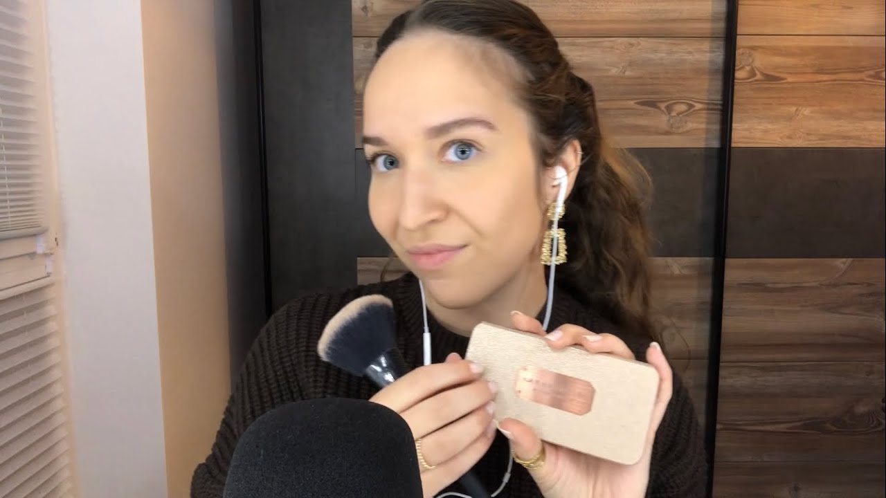 ASMR Basic Makeup Routine 🤎💄 (GRWM) - YouTube