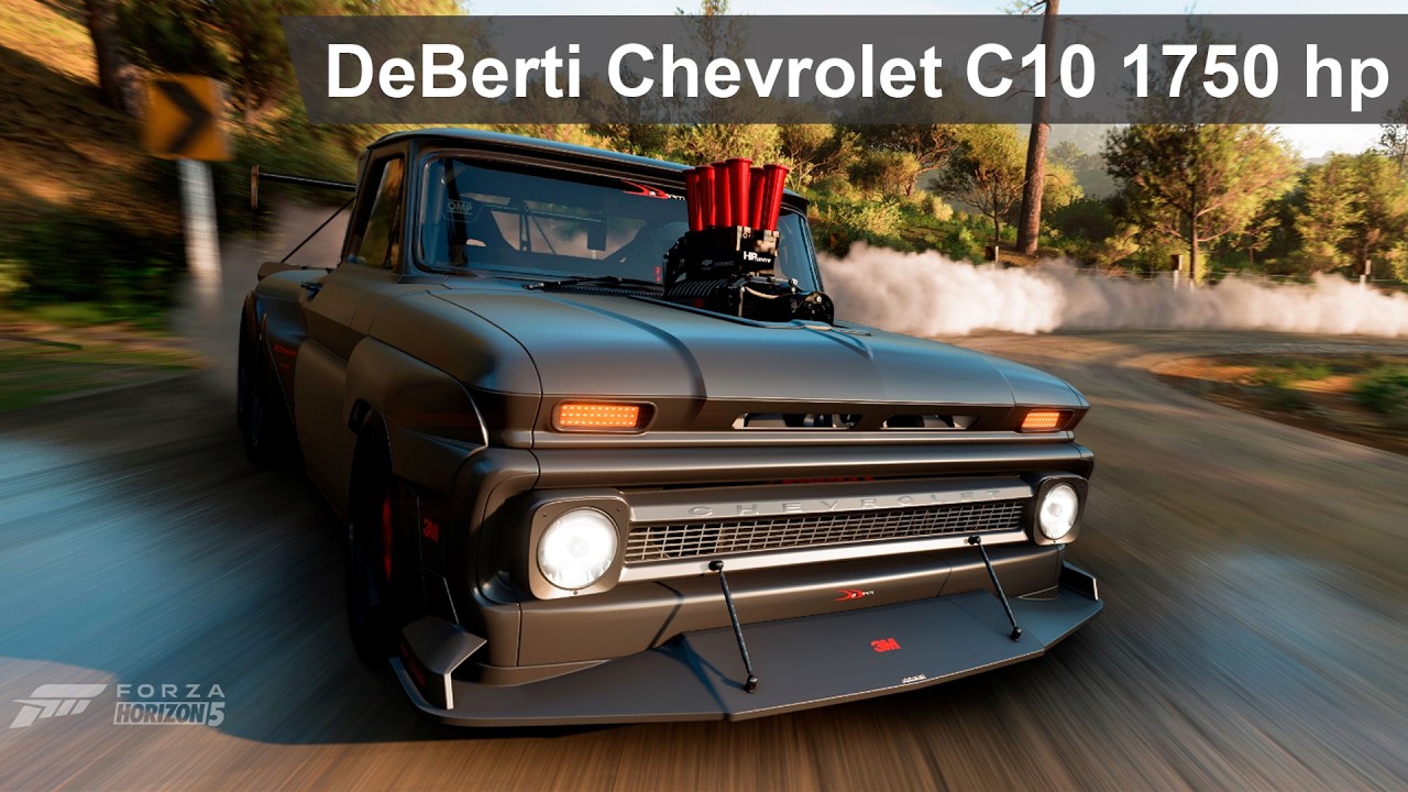 1750 л.с. DeBerti Chevrolet C10 'Slayer' (1965) Подъем в гору | Forza ...