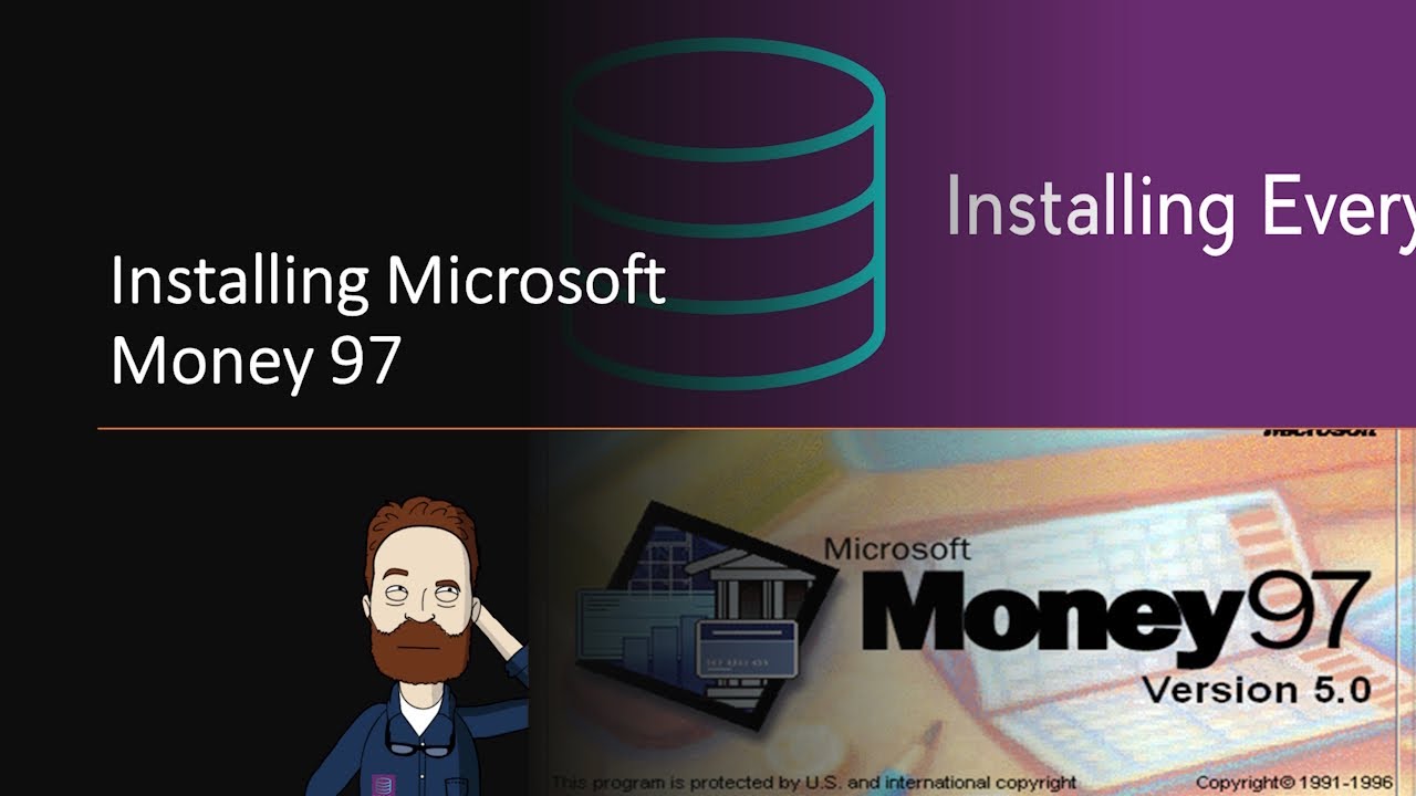 Office97 - Installing Microsoft Money 97 - YouTube