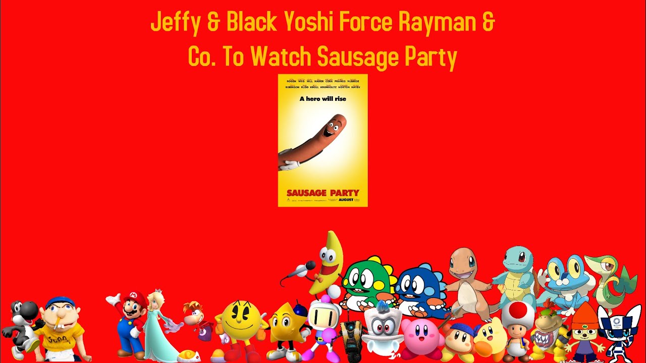 KCPA Movie: Jeffy & Black Yoshi Force Rayman & Co to Watch Sausage ...