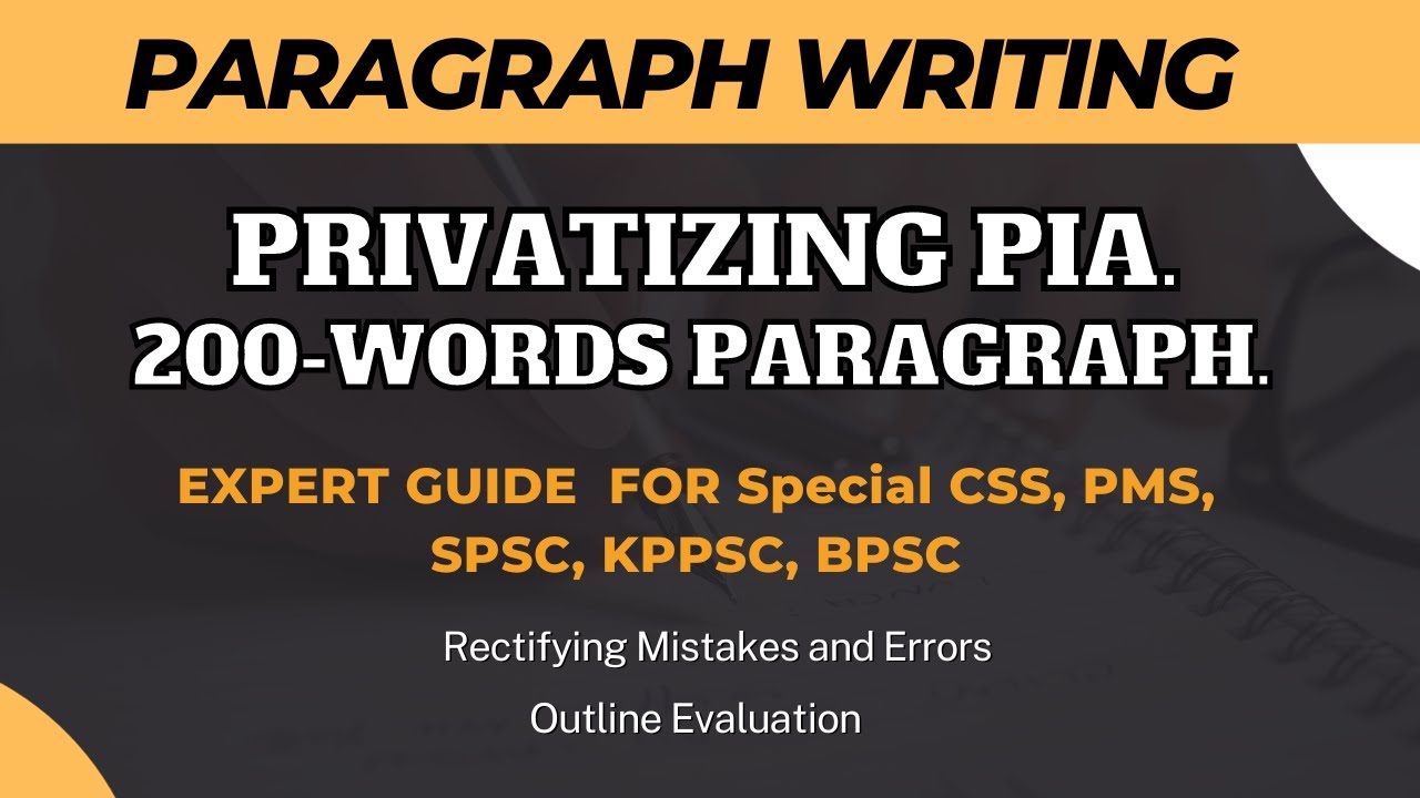 Exciting Webinars Update + Privatizing PIA: Master the Art of Paragraph ...