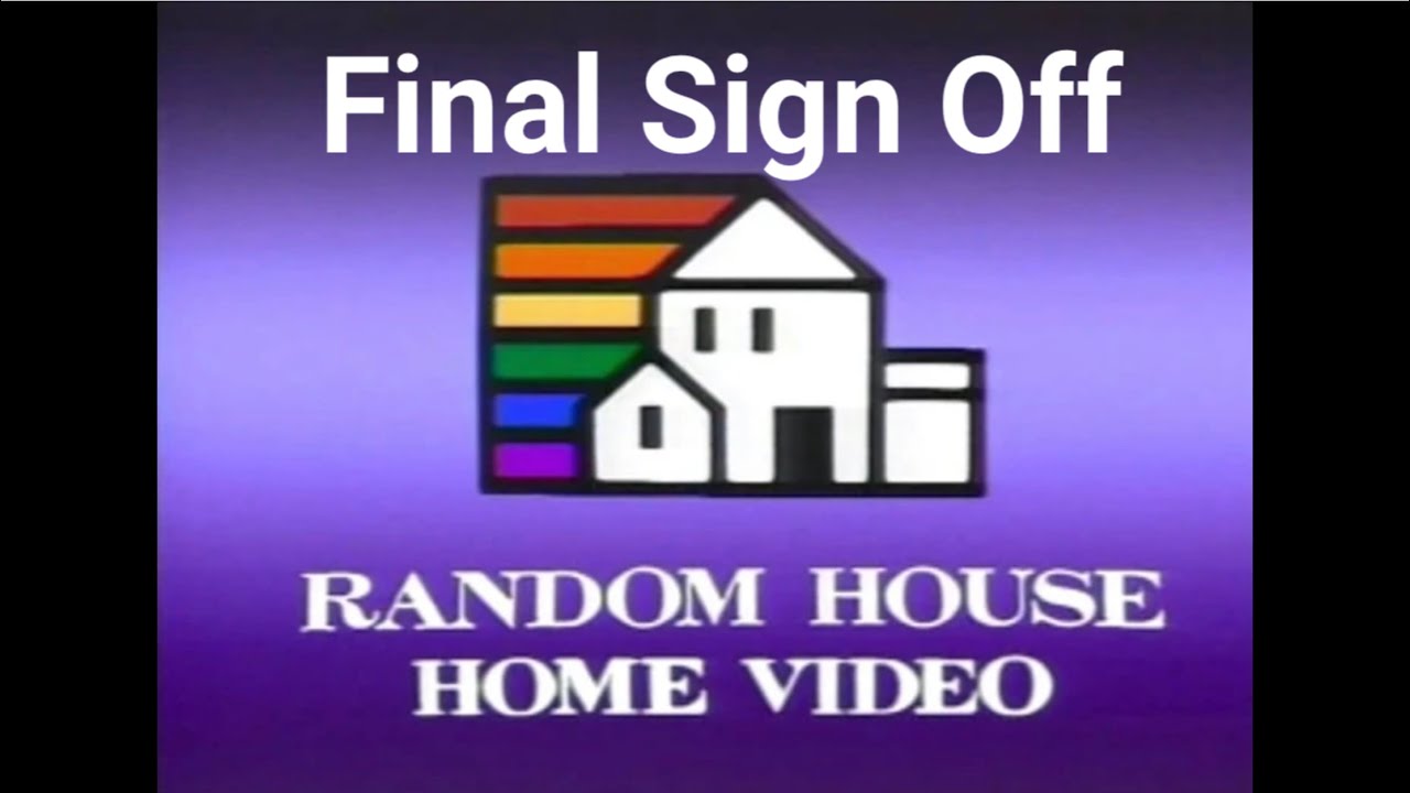 Random House Home Video Channel Final Sign Off (April 9th 2009) - YouTube