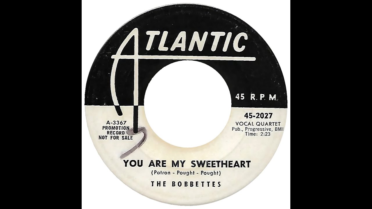 BOBBETTES YOU ARE MY SWEETHEART - YouTube