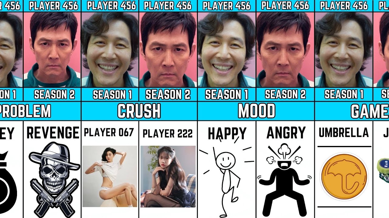 Player 456 S1 vs Player 456 S2 - YouTube