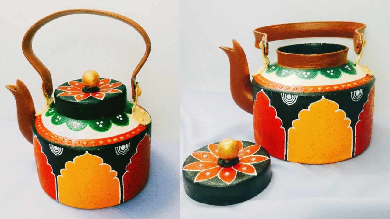 How to decorate kettle | DIY Home decor | easy room decor ideas | diy ...