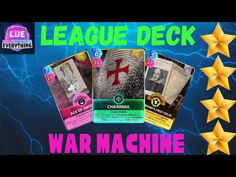 [War Machine] League Deck - Cards The Universe & Everything #cuecards # ...