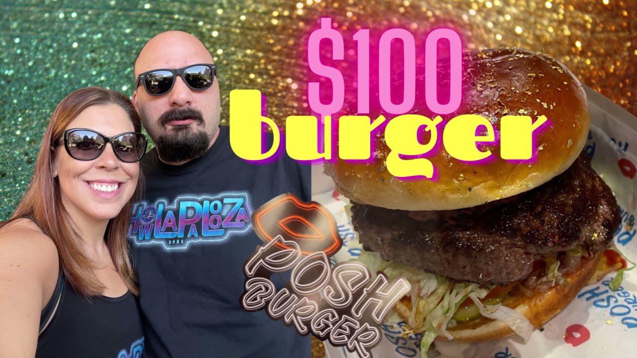 We tried $100 burger at Posh Burger at Aria Las Vegas. - YouTube