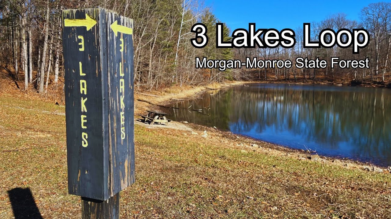 3 Lakes Loop | Morgan-Monroe State Forest - YouTube