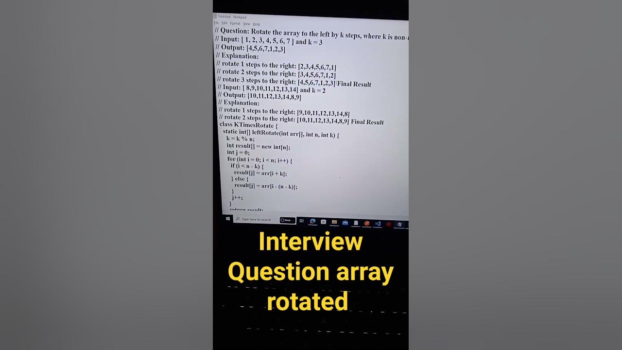 Java Dsa Freshers Interview Interviewquestions Javaprogramming Coding Arrays College 