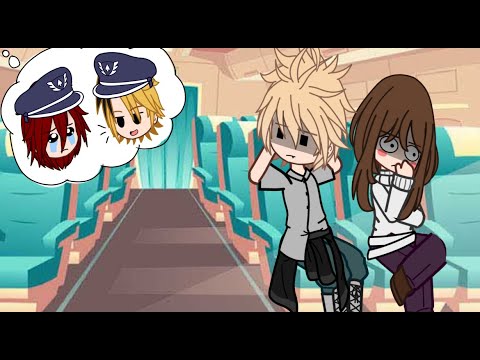 MHA on a plane 💀👌 - skit - dead class 1A au - MHA/BNHA - YouTube