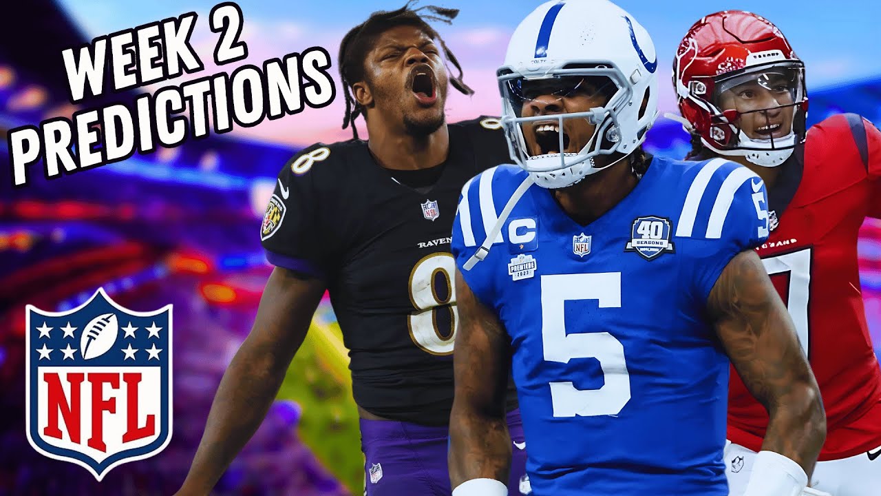 Predicting EVERY GAME for Week 2! | NFL Picks (Prizepicks, Underdog ...