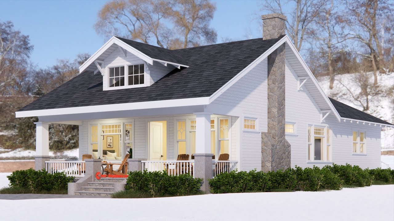 Small House Design | 3 Bedrooms | Stunningly Beautiful White House With ...