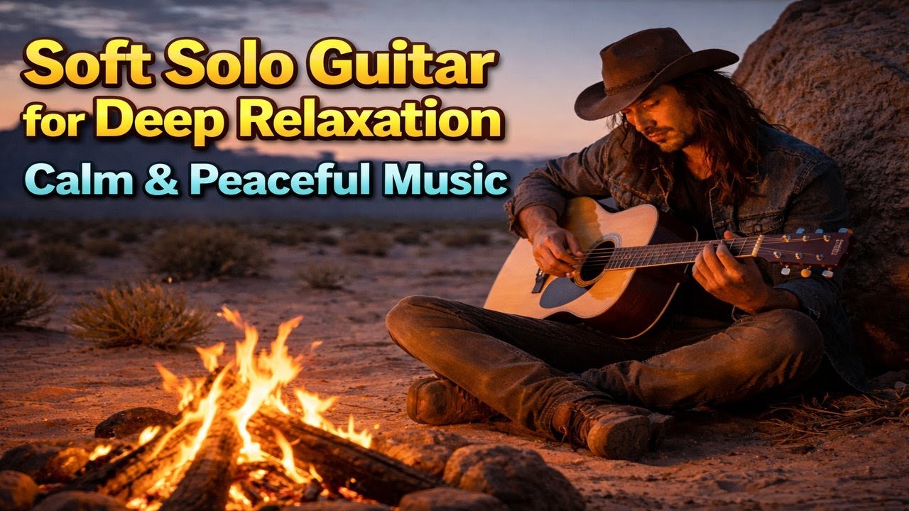 Soft Solo Guitar for Deep Relaxation | Calm & Peaceful Music - YouTube