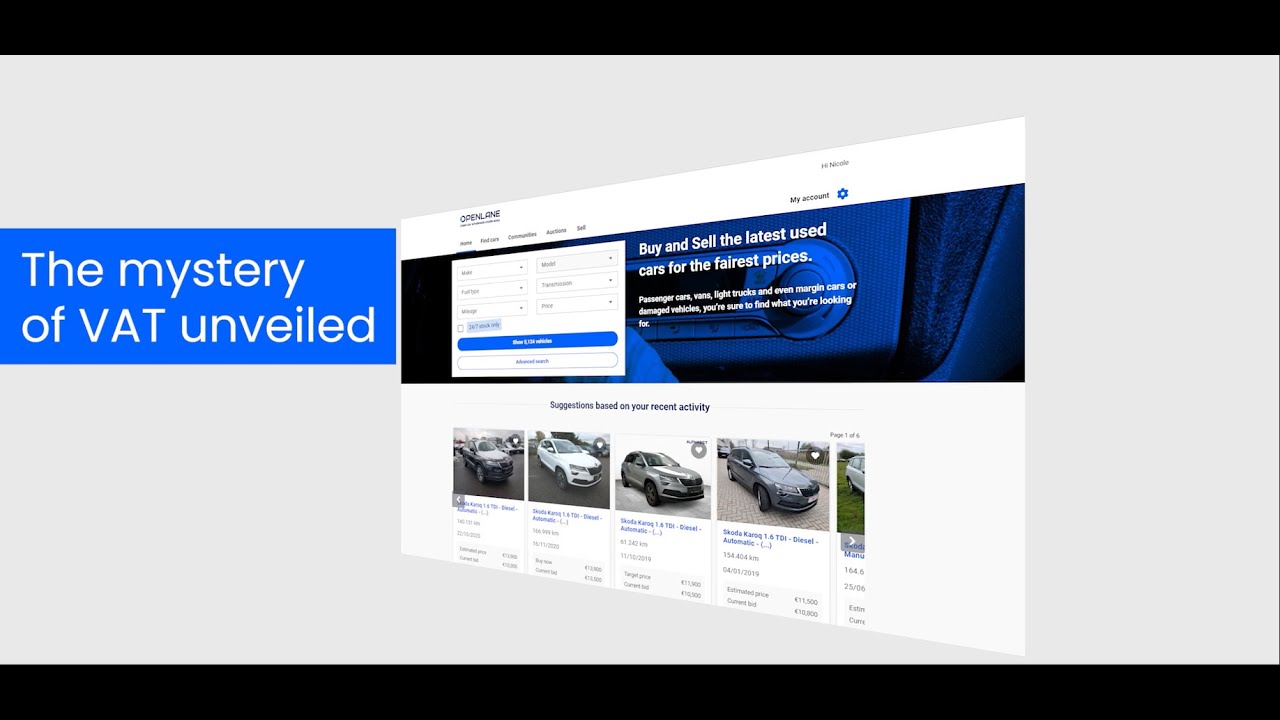 How to buy VAT and Margin cars | OPENLANE car auctions - YouTube