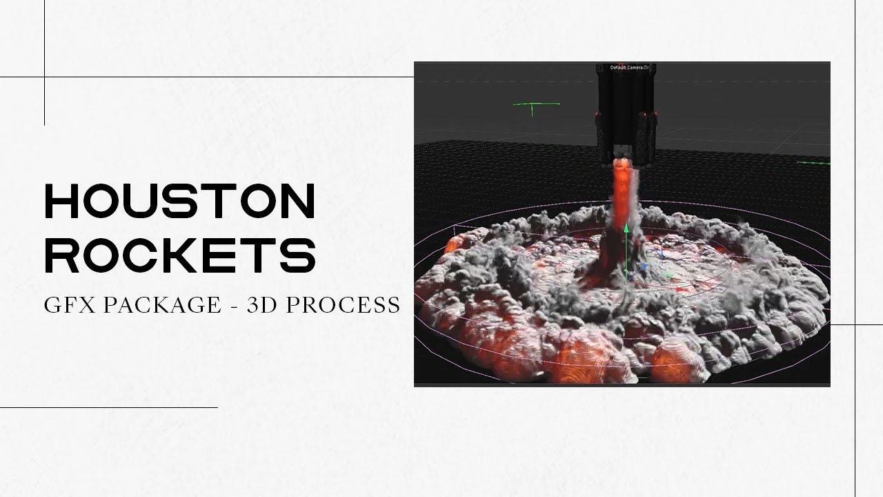 Houston Rockets | GFX Package | 3D Process - YouTube