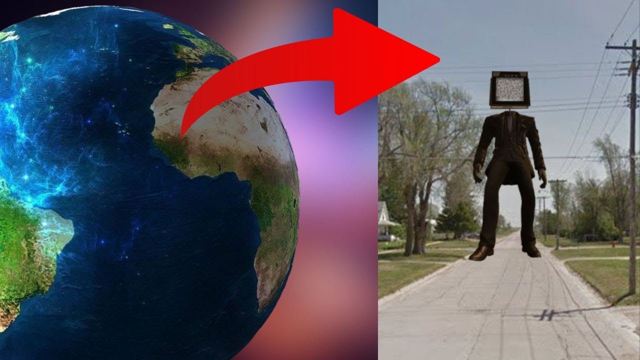 AMAZING! I FOUND BIG TV MAN ON GOOGLE MAPS! - YouTube