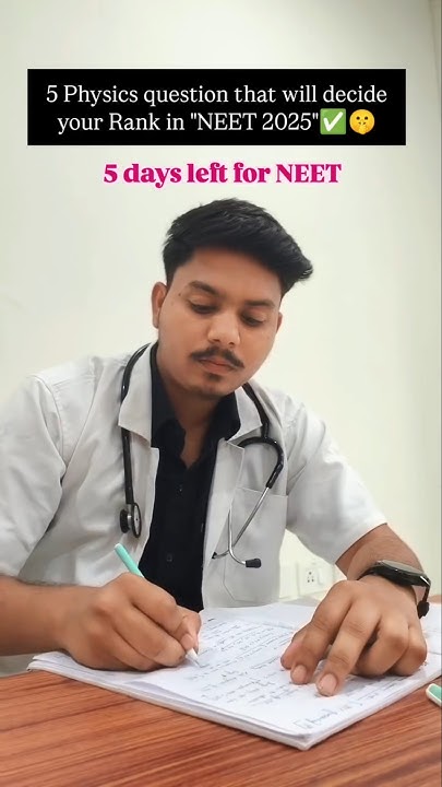 🤫5 Physics QUESTION that will decide your Rank in "NEET 2025" #neet #neet2025 #mbbs#yt#aiims# ...
