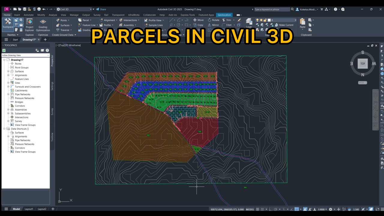 Urban Development: Parcels in Civil 3D - YouTube