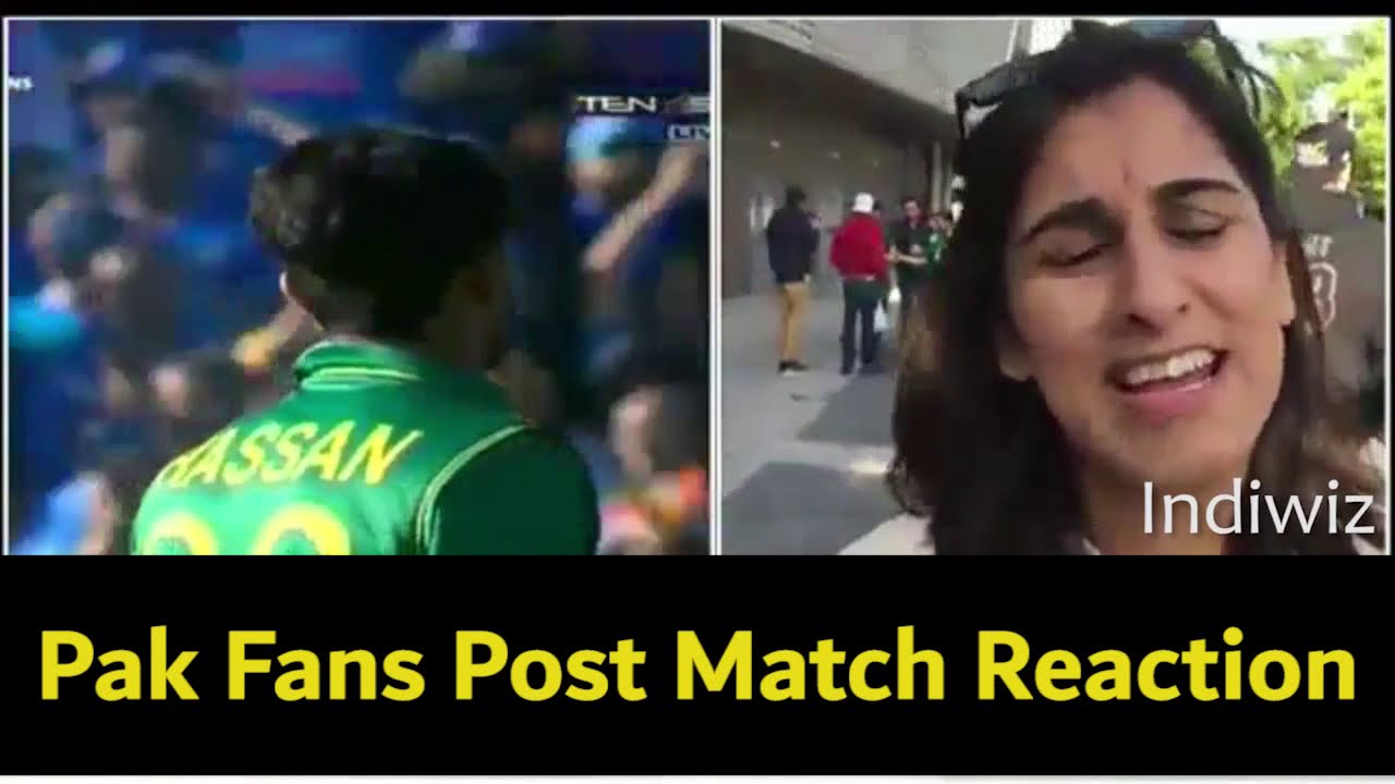 पाक फेन्स की प्रतिक्रिया - Pakistan Fans Reaction Post Match - CT2017 ...