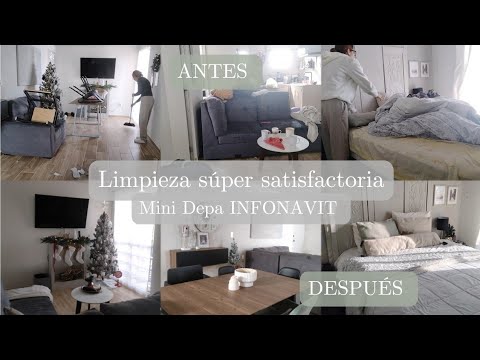 *NUEVO* LIMPIEZA SÚPER SATISFACTORIA ✔️MINI DEPARTAMENTO INFONAVIT 50 MTS²