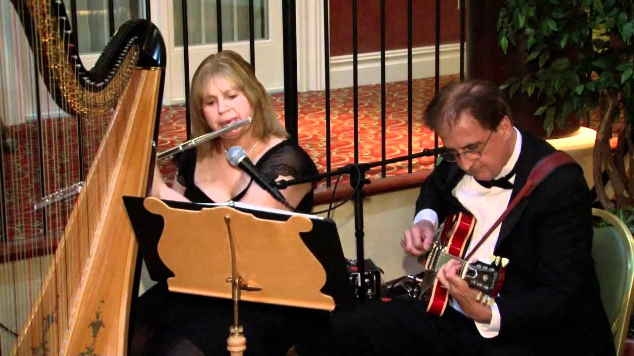 Fly Me to the Moon by Bart Howard (Flute, Harp, Guitar Duo) - YouTube