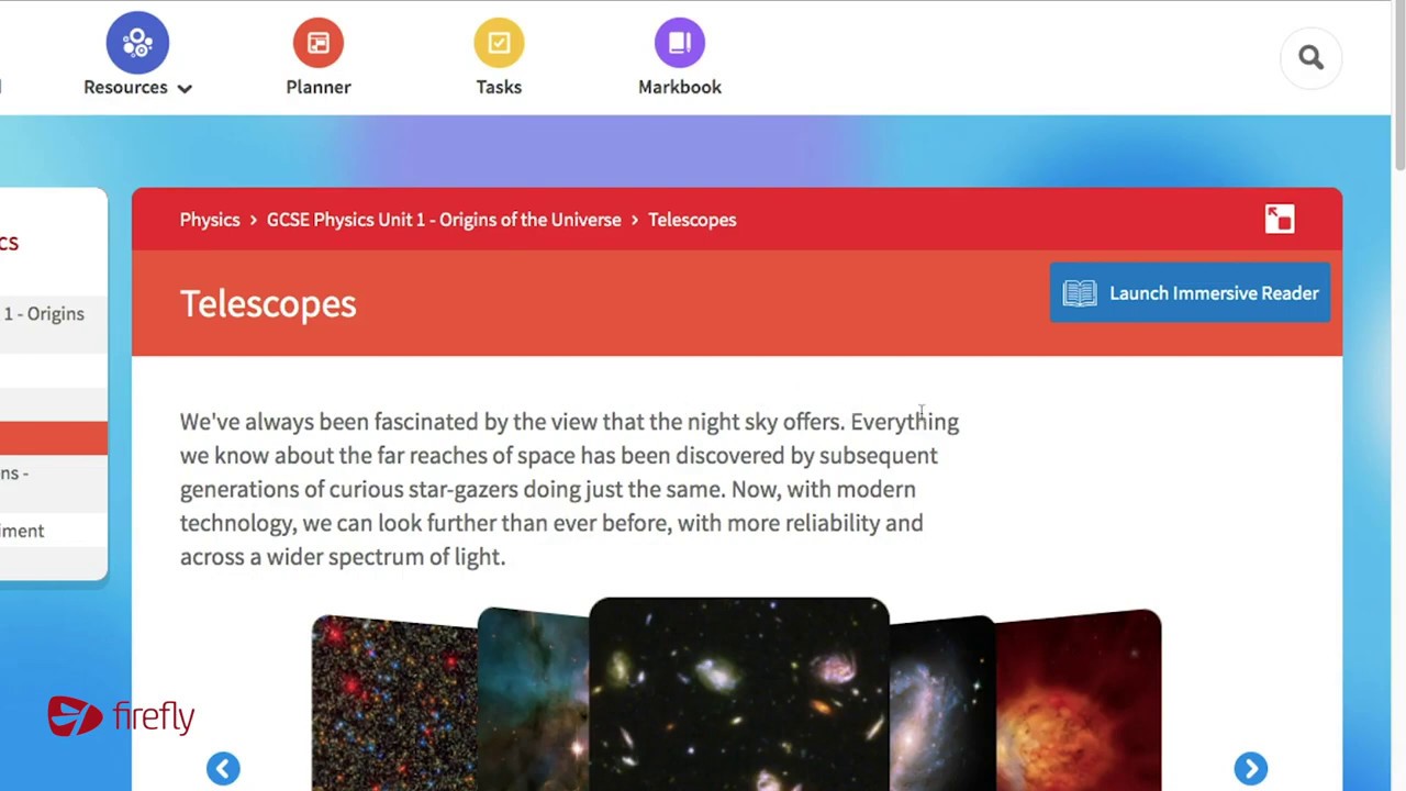 Firefly integration with Microsoft - Immersive reader - YouTube