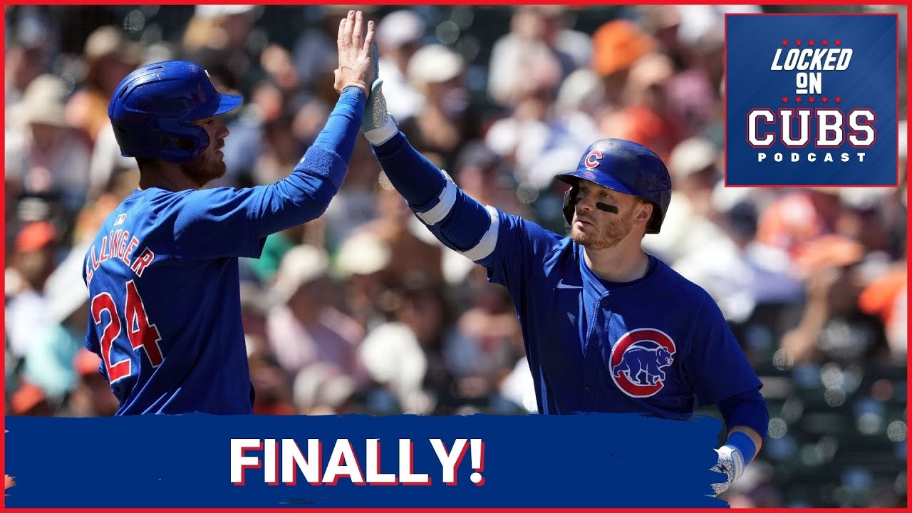 Chicago Cubs finally win a game! - YouTube