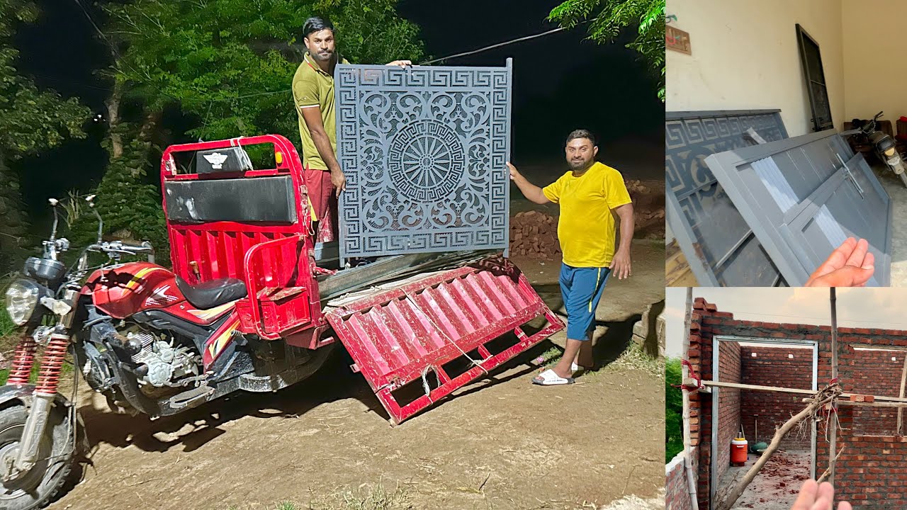 New Design ki Window 🪟 Aur Door Ke frame Ready - YouTube