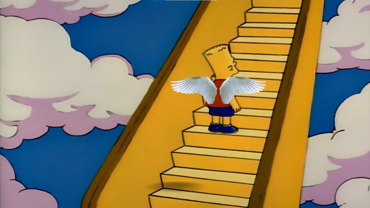 Bart Goes To Heaven and Hell - YouTube