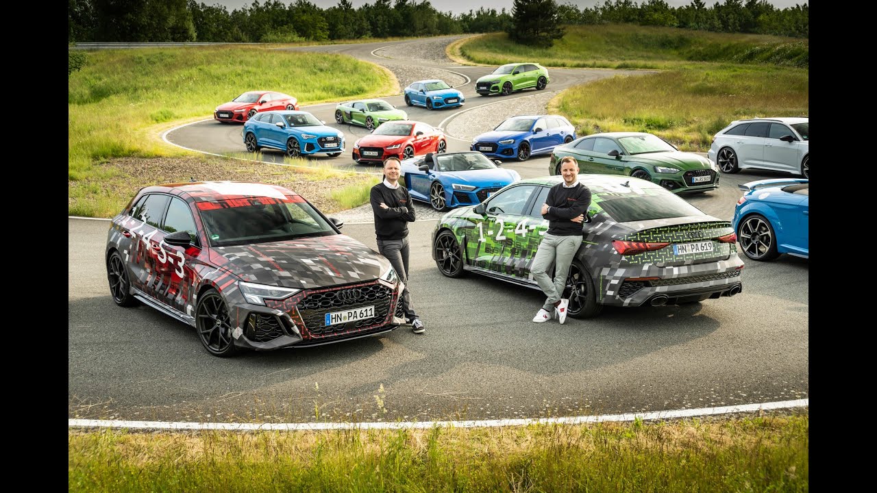 First Look: Audi Teases Next-Gen RS 3 - YouTube
