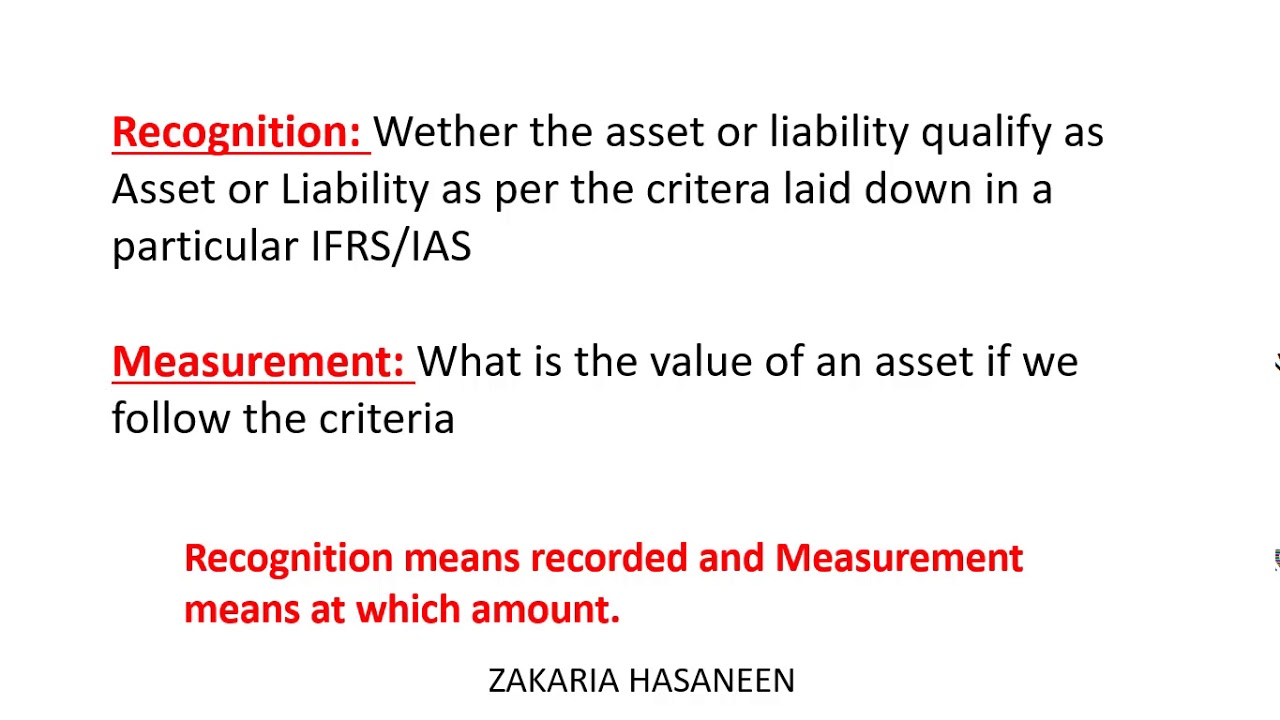 Difference Between The Recognition And Measurement YouTube difference-between-the-recognition-and-measurement-youtube