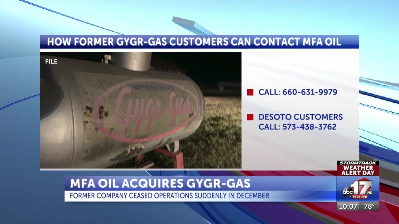 MFA Oil acquires assets of Gygr-Gas - YouTube