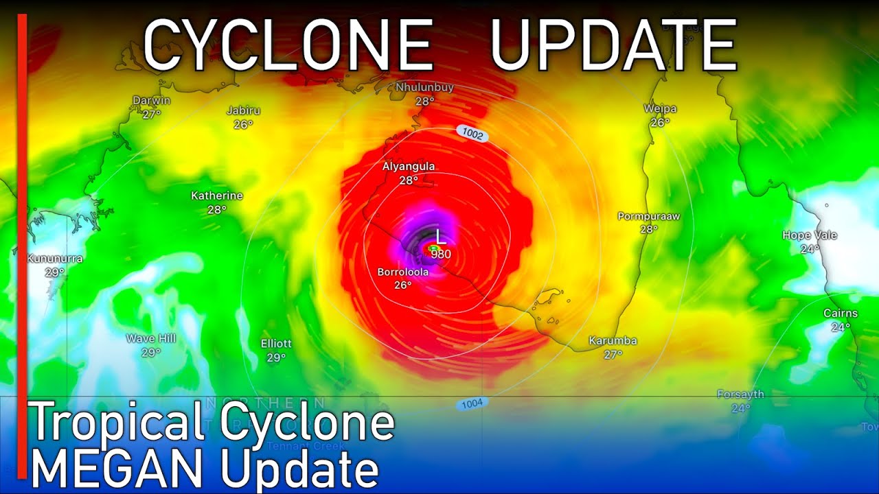 Strong Tropical Cyclone Megan Forecast to make a Dangerous and Powerful ...