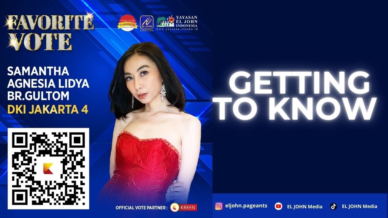 SAMANTHA AGNESIA Putri Pariwisata Nusantara DKI JAKARTA 4 2023 - YouTube